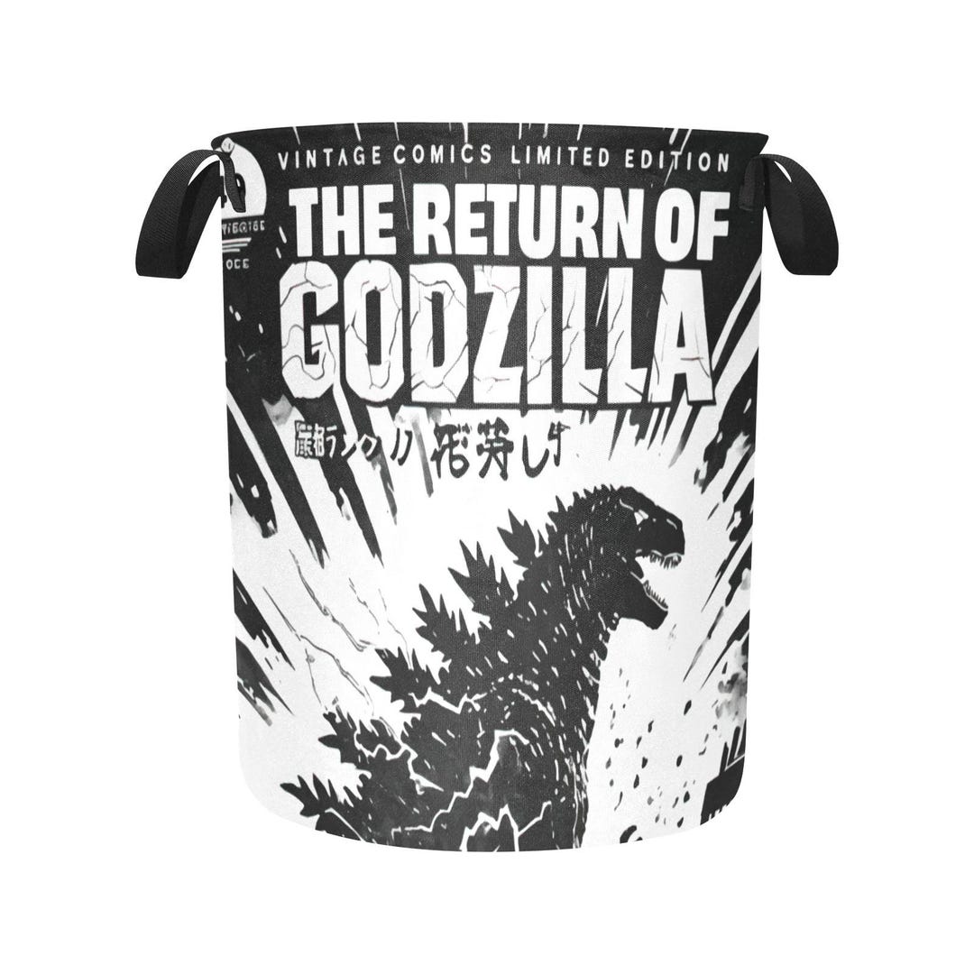 Laundry Basket Godzilla Basket Kaiju Gojira Film Comics - Etsy