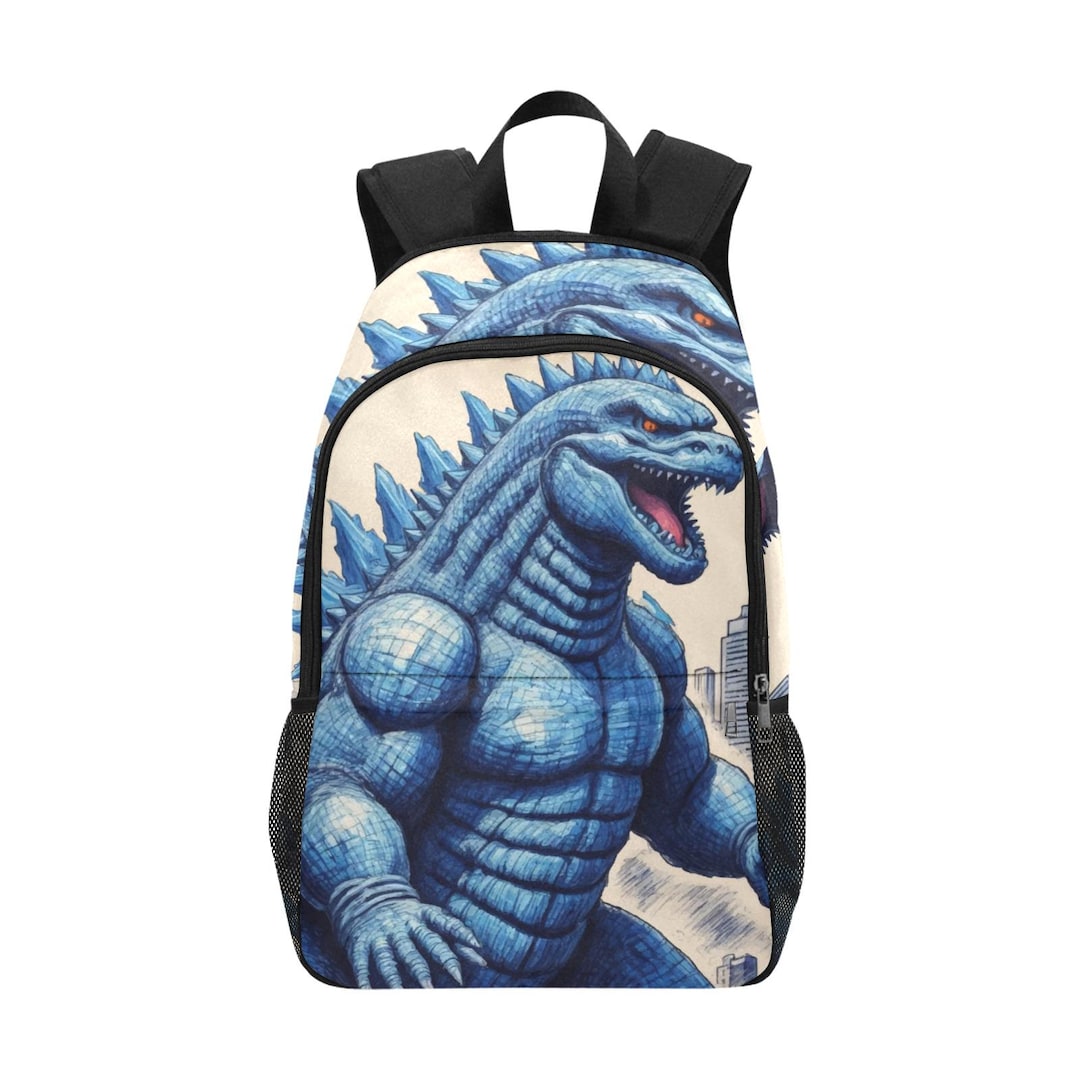 Backpack Godzilla Backpack Handbag Bag Gojira Backpack Kaiju Neon ...