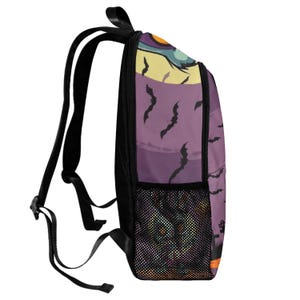 Backpack School Backpack With Mesh Pockets Handbag Horor Zombie Bunny ...