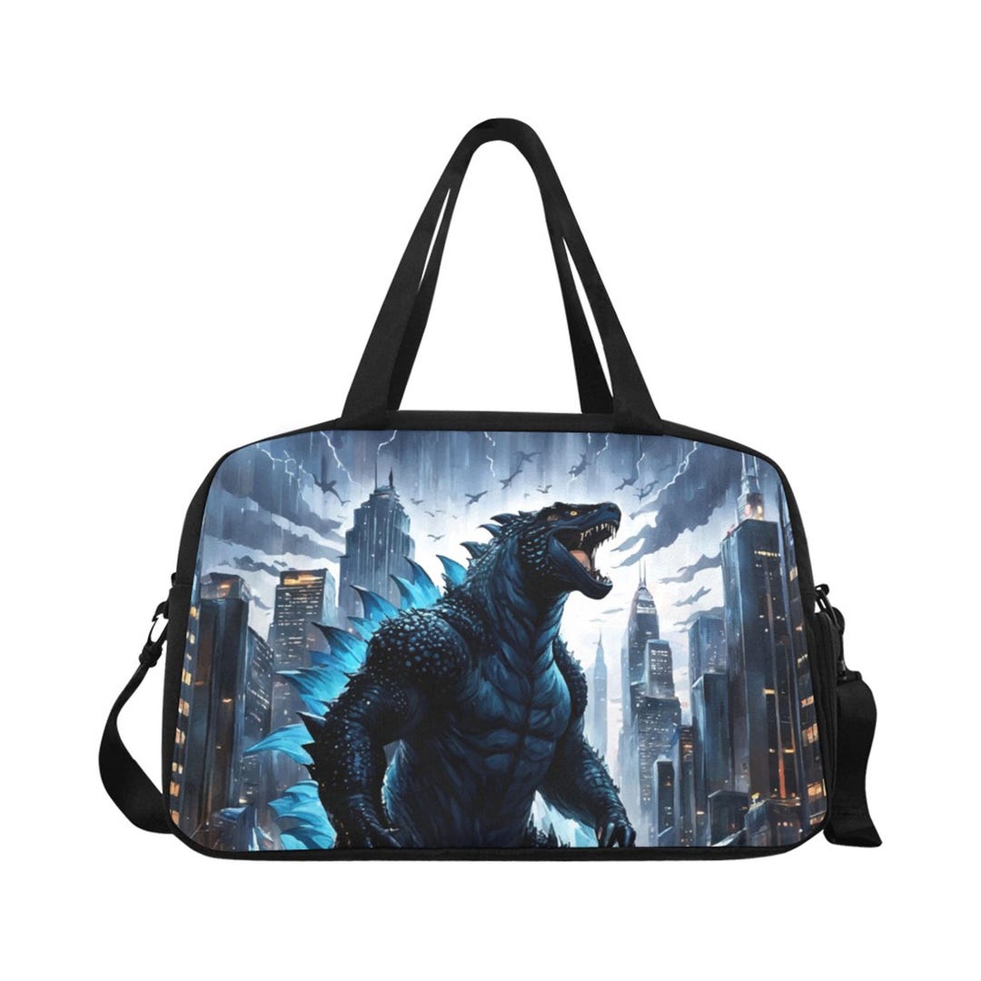 Duffel Bag Godzilla Bag Godzilla Backpack Godzilla Holiday Travel Bag Gift Kaiju Backpack - Etsy