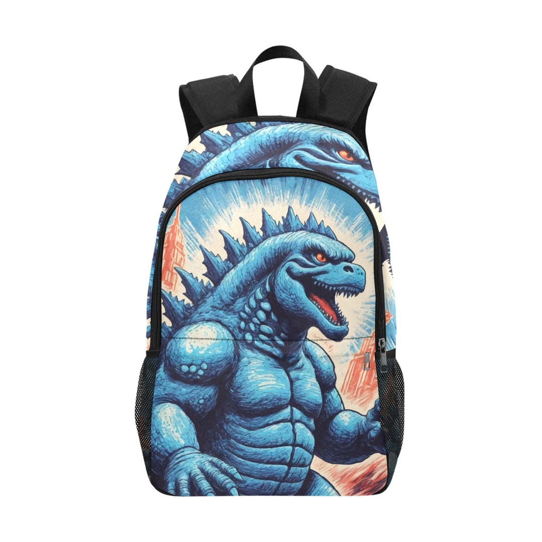 Backpack Godzilla Backpack Handbag Bag Gojira Backpack Kaiju - Etsy