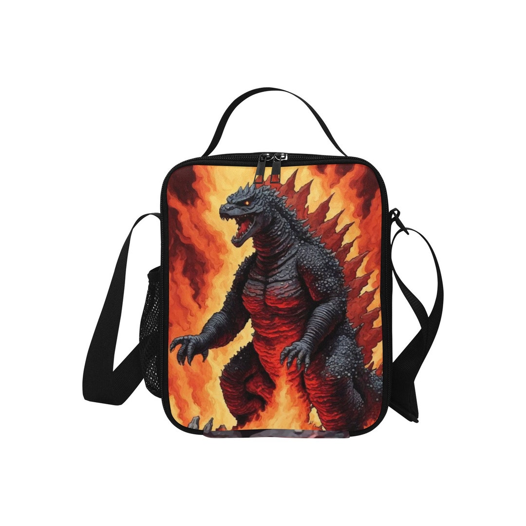 Insulated Lunch Box for Kids Godzilla Gojira Kaiju Art - Etsy