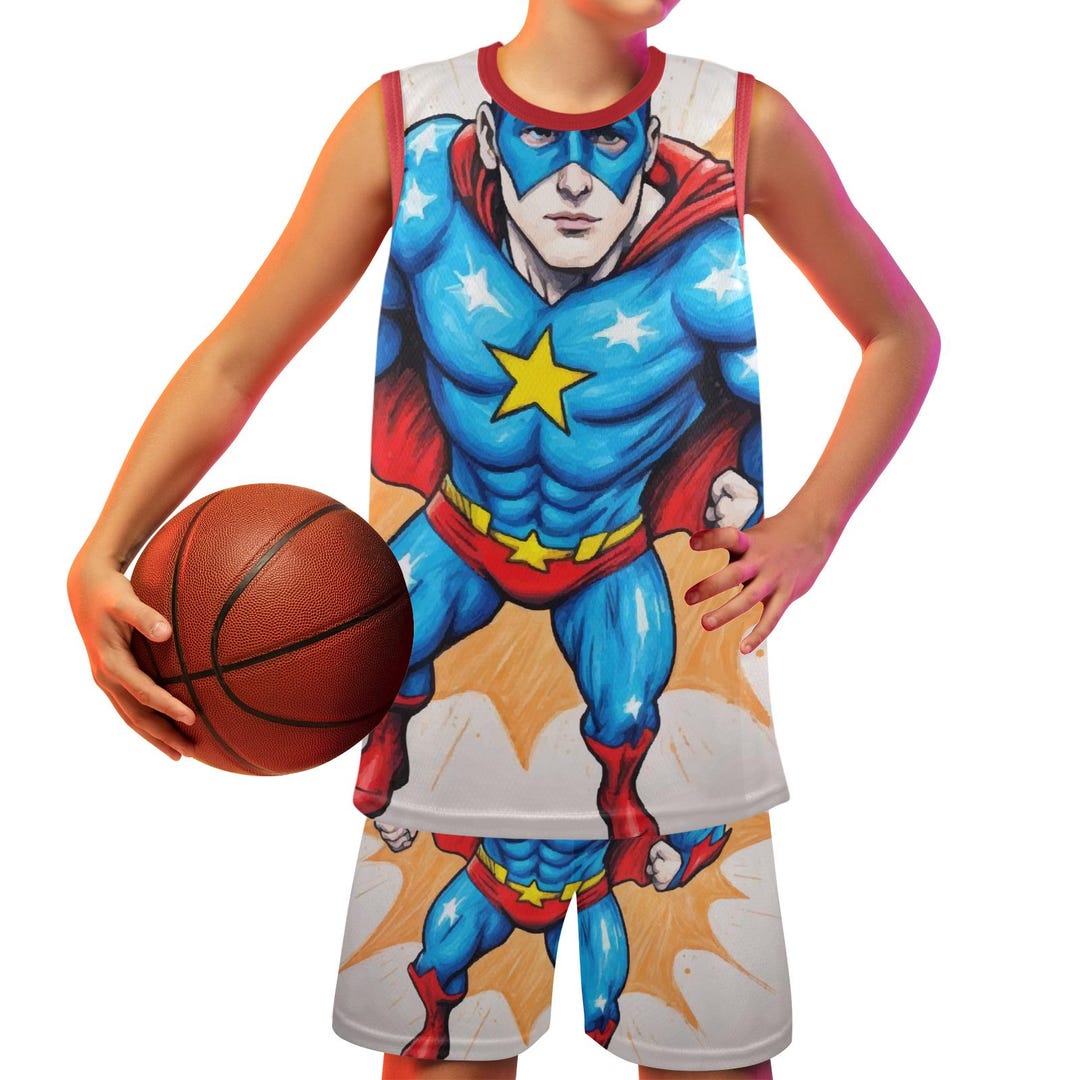Basketball Uniform Superhero Custom Basketball Jerseys Personalized ...