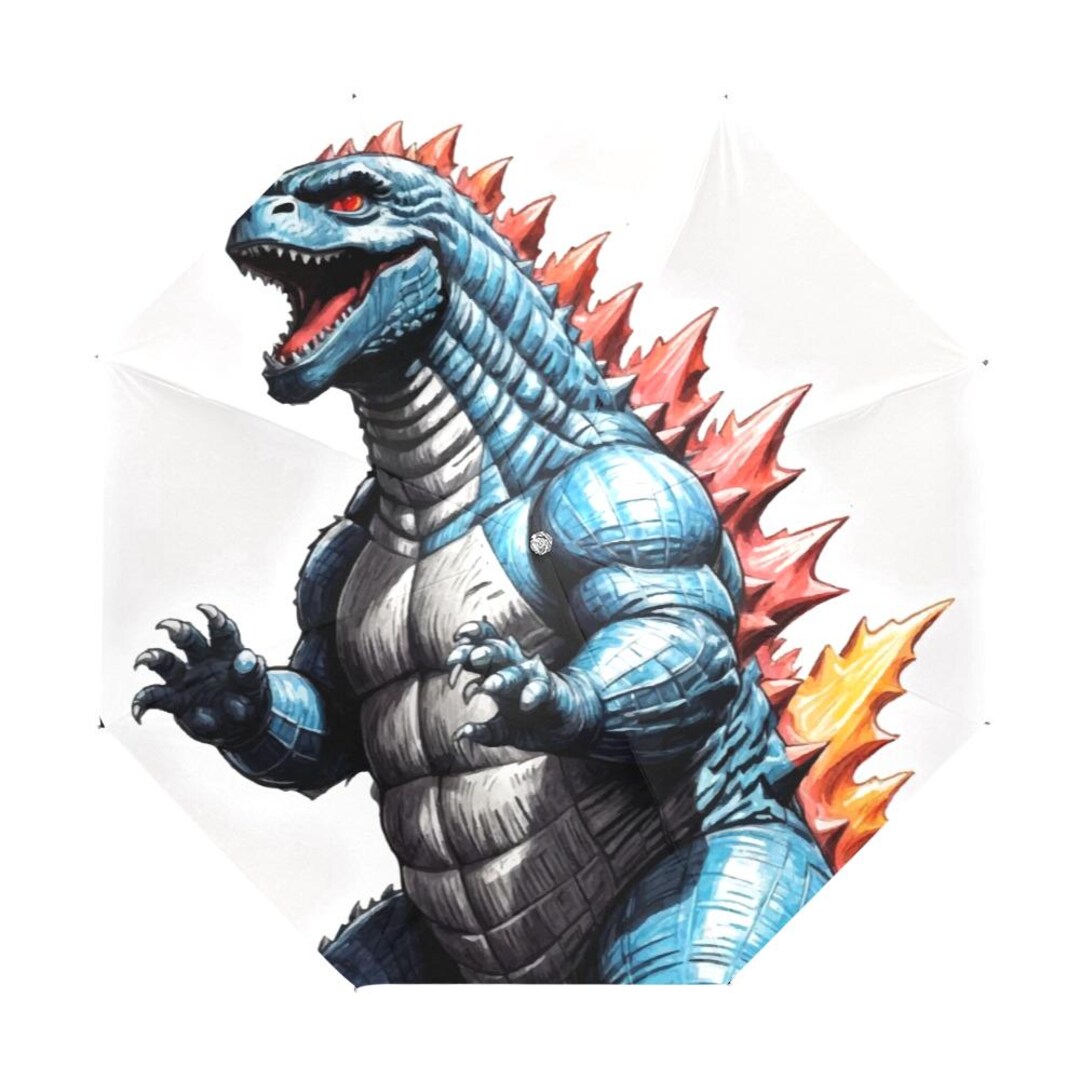 Godzilla Kids Foldable UV Umbrella Umbrellas Kaiju Art Gojira Monster ...