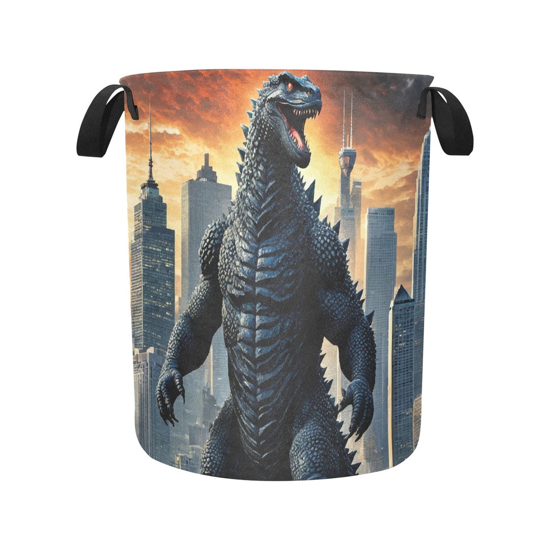 Laundry Basket Godzilla Laundry Hamper Basket Kaiju Basket Laundry Basket Gojira Foldable ...