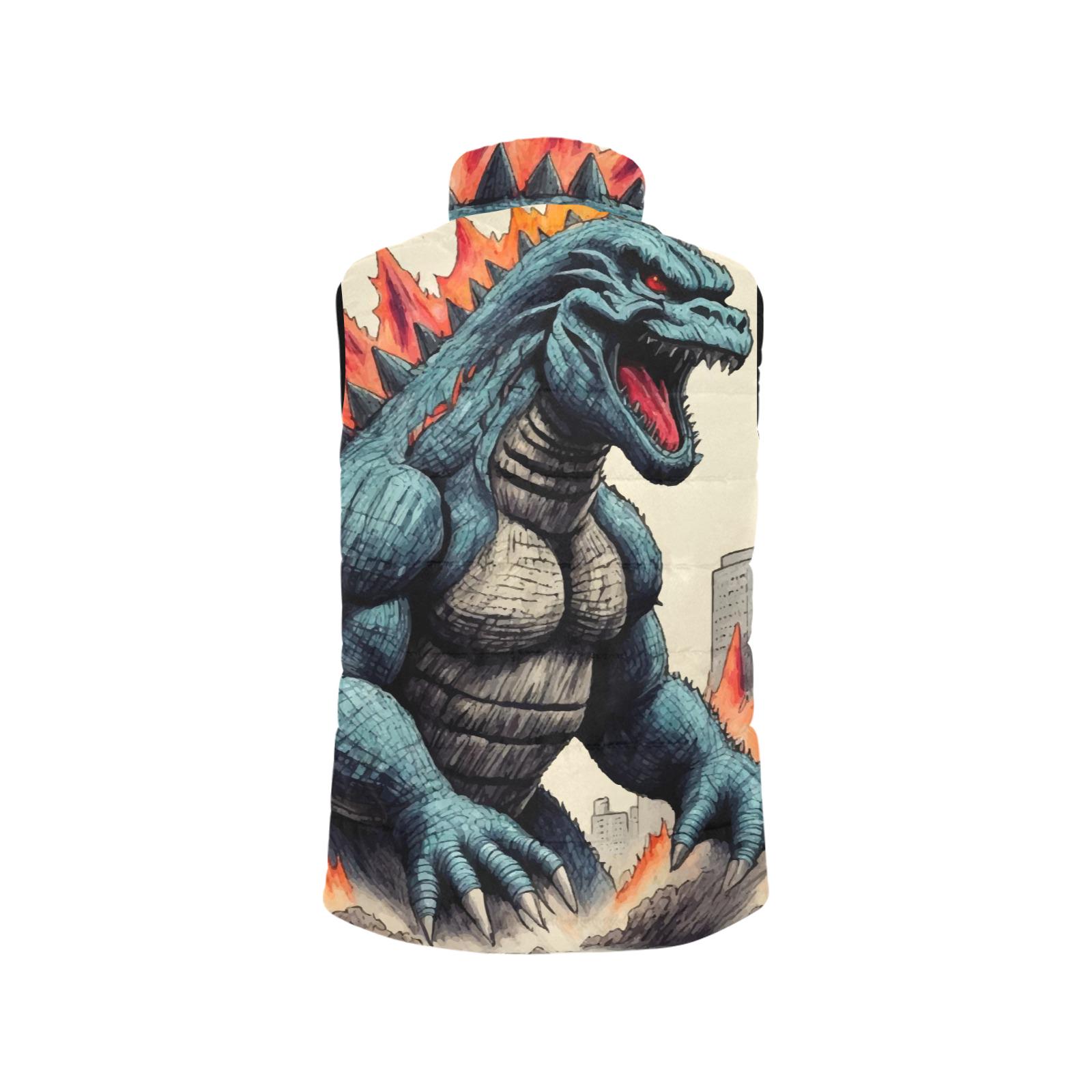 Waistcoat Godzilla Gojira Kaiju Crayon - Etsy