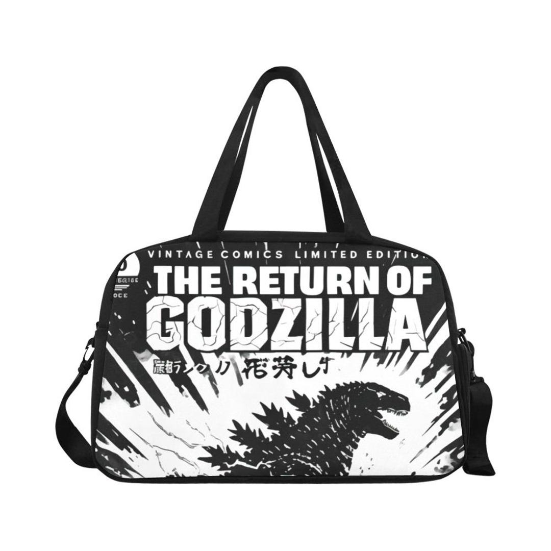 Godzilla Duffel Bag Godzilla Kaiju Gojira Pencil Art Godzillas Backpack - Etsy