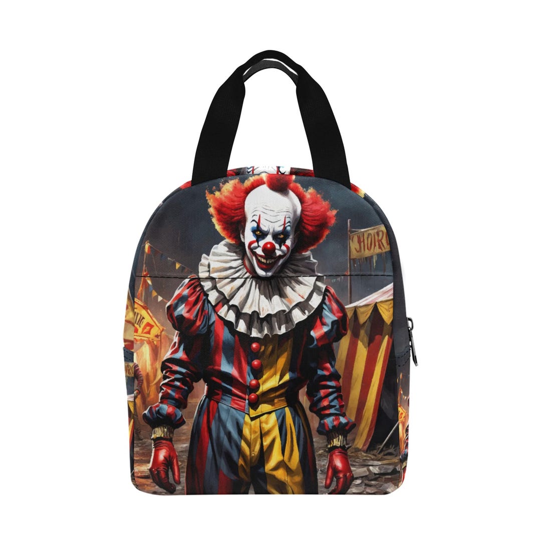 Lunch Bag Lunch Box Horror Halloween Clown Art - Etsy