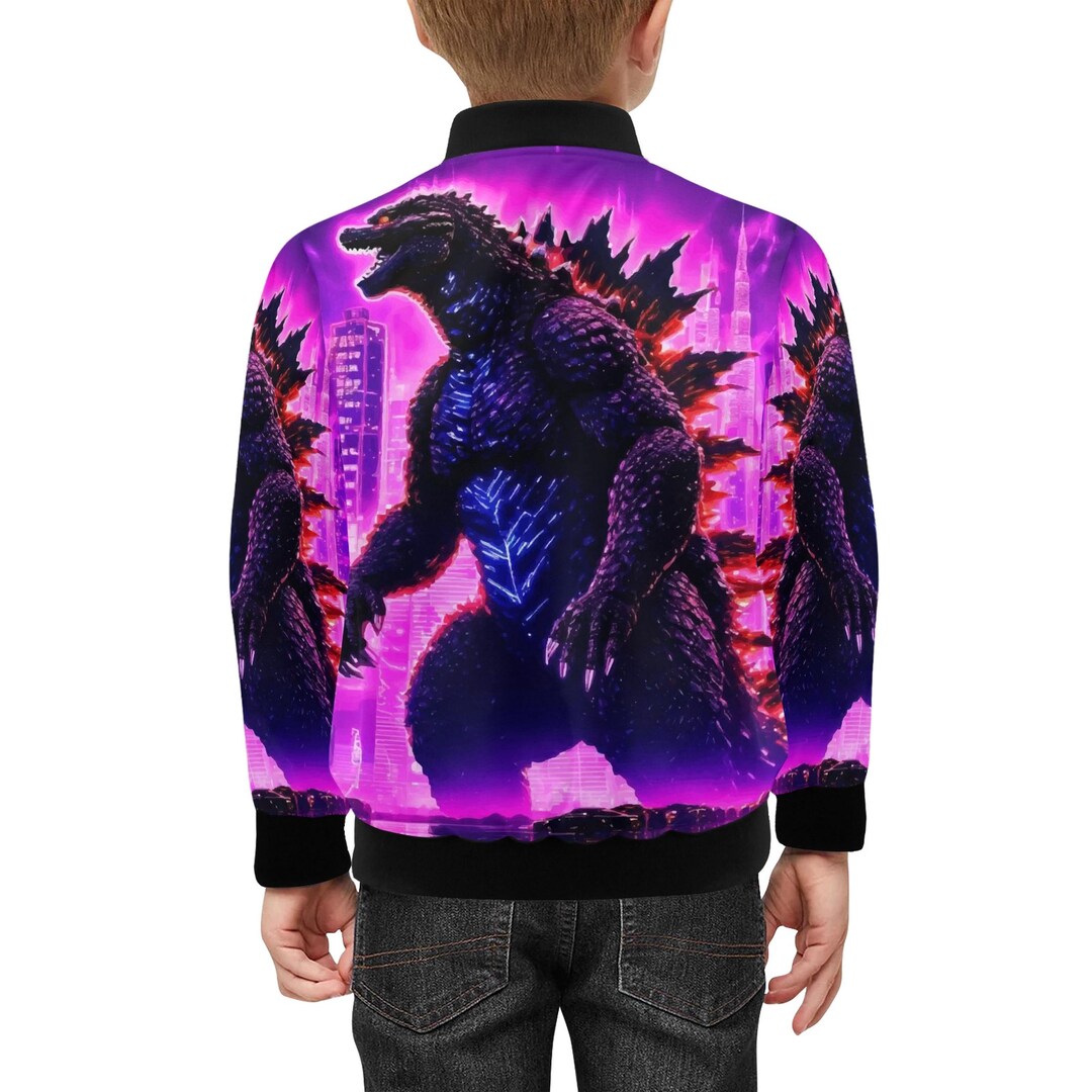 Godzilla Jacket Kids Godzilla Gojira Kaiju - Etsy
