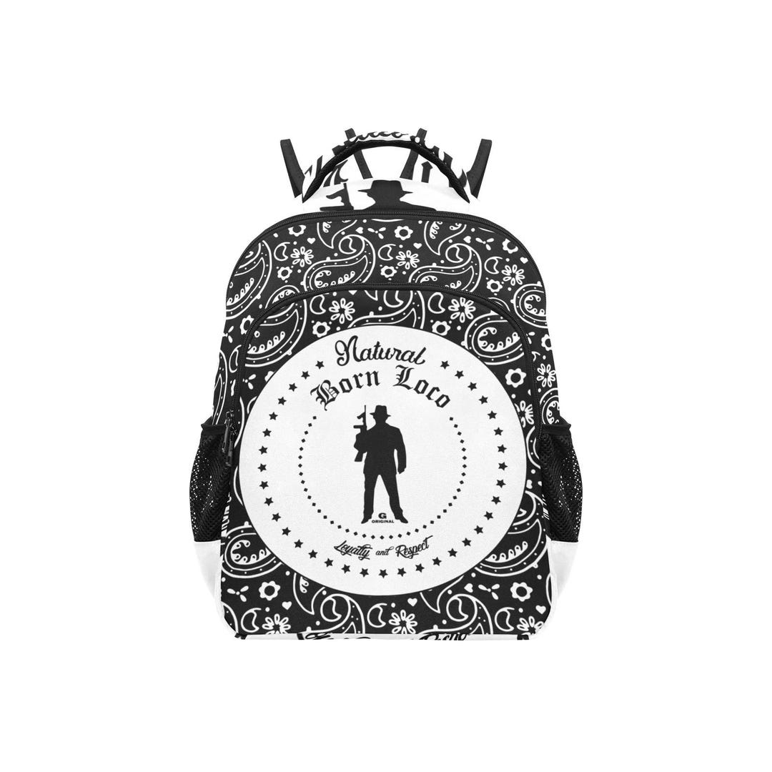 School Backpack Large Handbag Chicago Gangsta Gangster Art Logo - Etsy