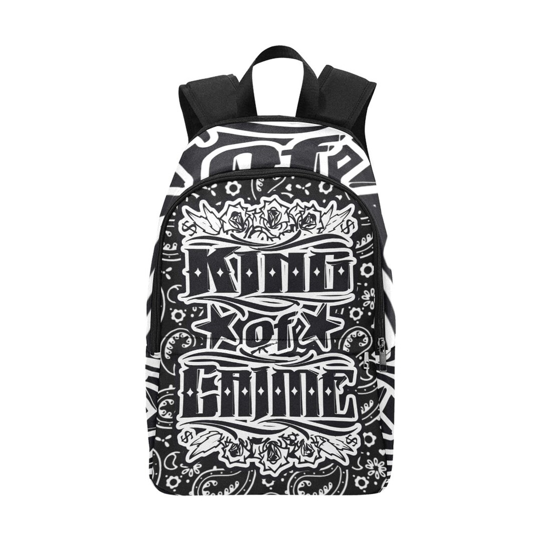 Backpack School Backpack With Mesh Pockets Handbag Bag Gangster ...