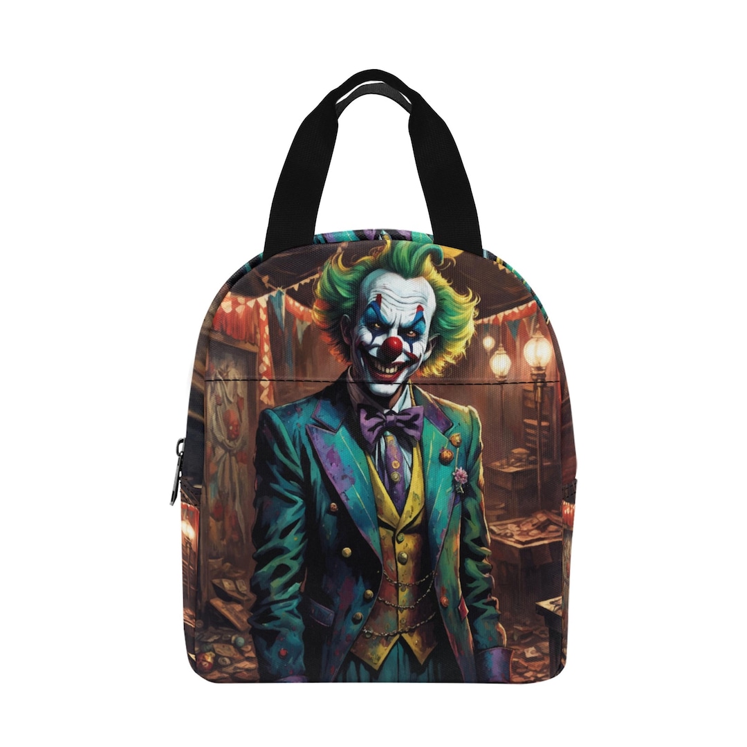 Lunch Bag Lunch Box Horror Clown Halloween Art - Etsy