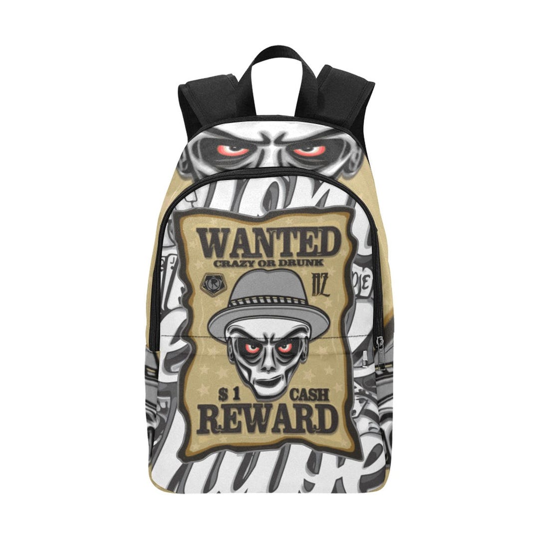 Backpack School Backpack With Mesh Pockets Handbag Bag Gangster Cartoon ...