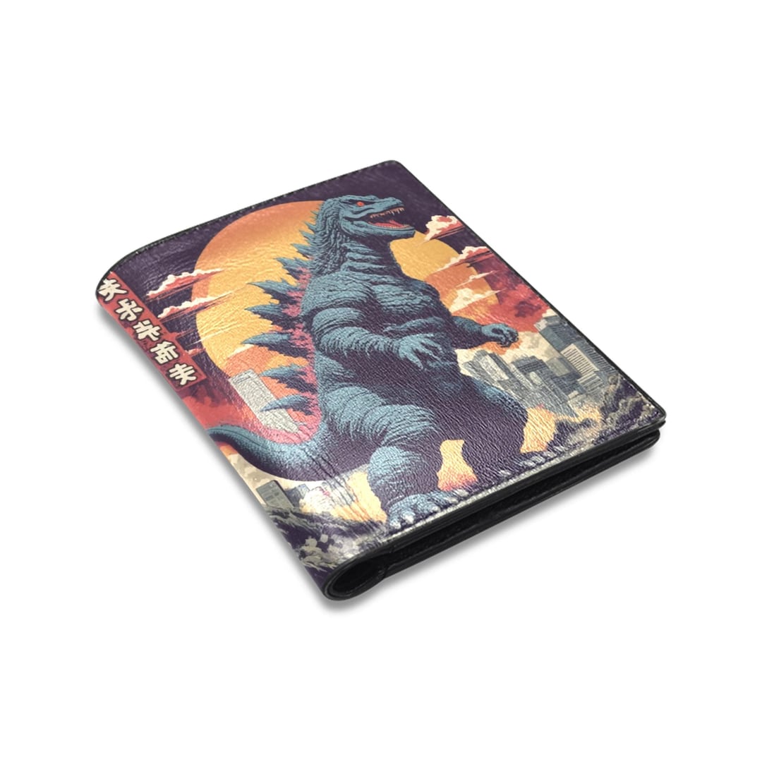 Wallet PU Leather Gojira Art Cartoon Comics Retro Monster Japan ...