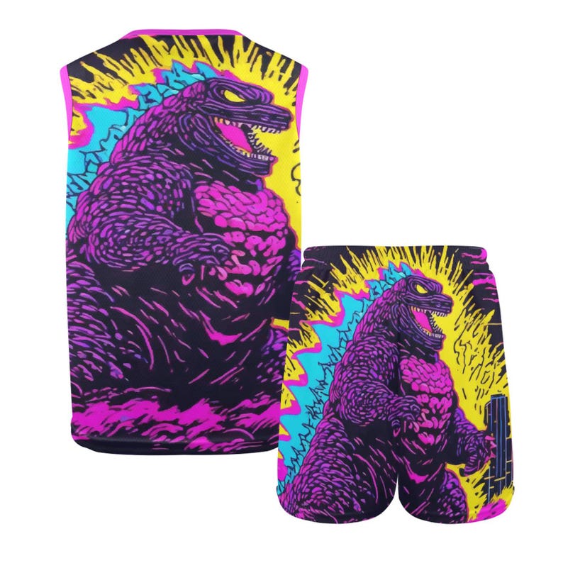 Basketball Uniform Godzilla Custom Basketball Jerseys Personalized ...