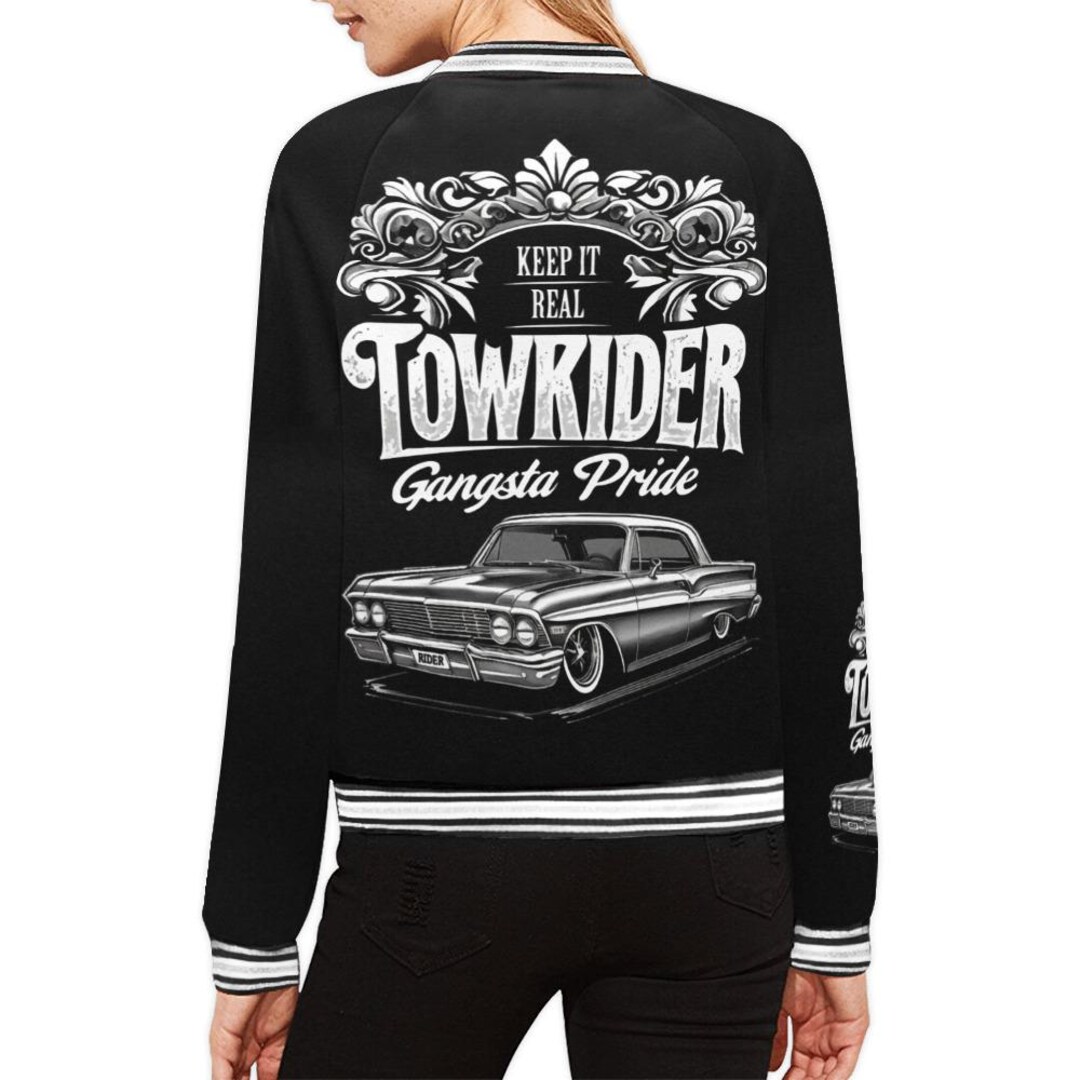 Women's Bomber Jacket Lowrider Jacket - Etsy