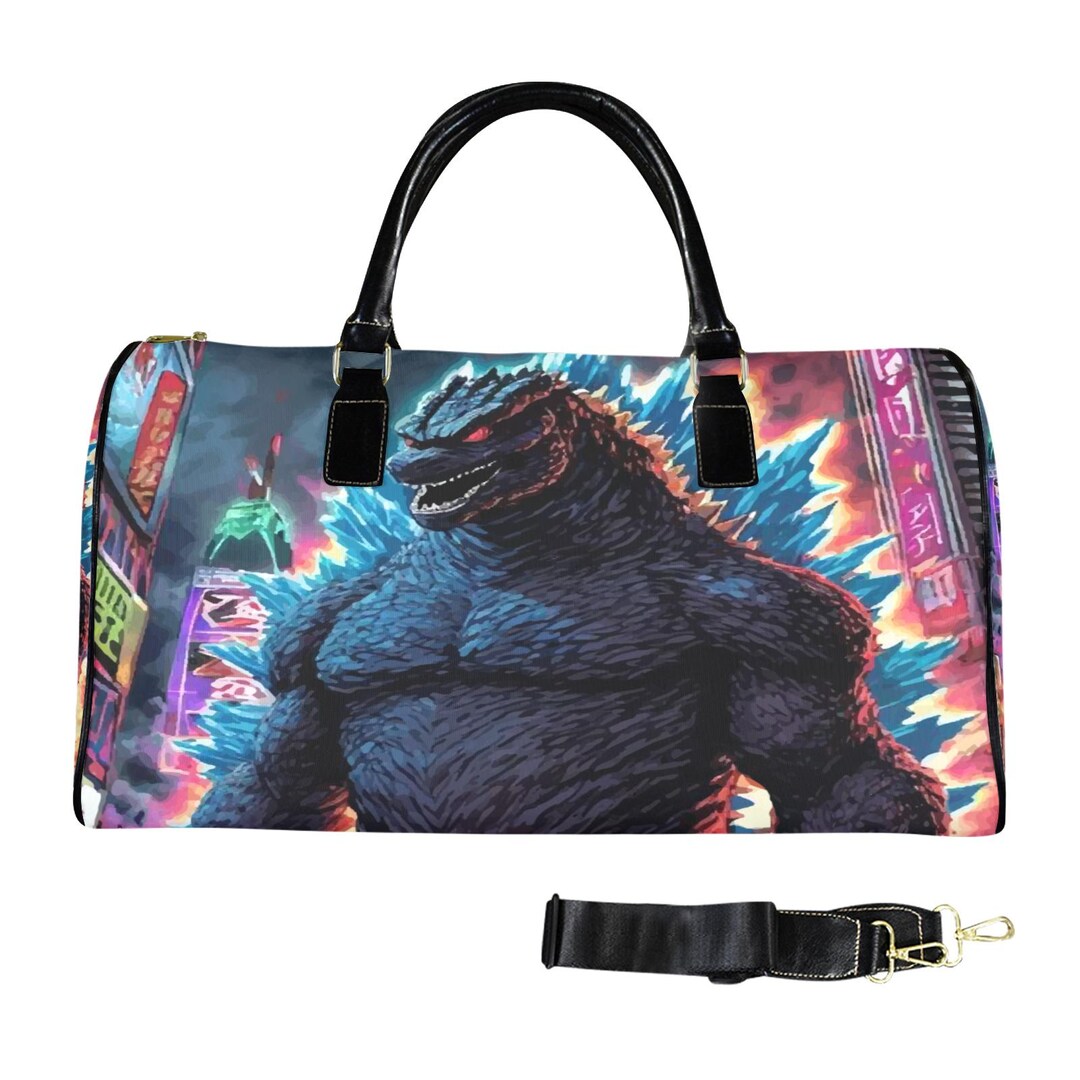 Godzilla Backpack Travel Bag Godzilla Bag Gojira Kauju Art Vintage ...