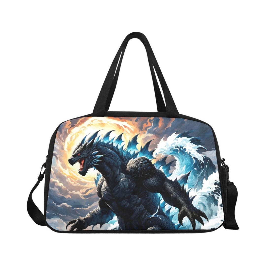 Duffel Bag Godzilla Backpack Godzilla Bag Godzilla Holiday Travel Bag Gift Kaiju Backpack - Etsy
