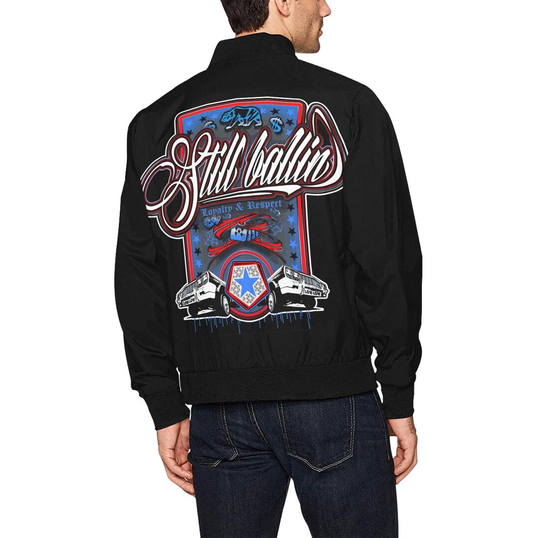 Bomber Jacket Men Vato Loco Comics Cartoon Lowrider Jacket - Etsy