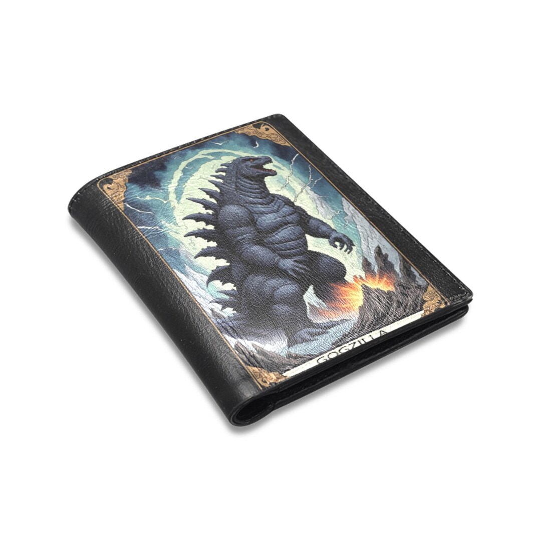 Wallet PU Leather Godzilla Kaiju Godzilla Kaiju Gojira Art Cartoon - Etsy