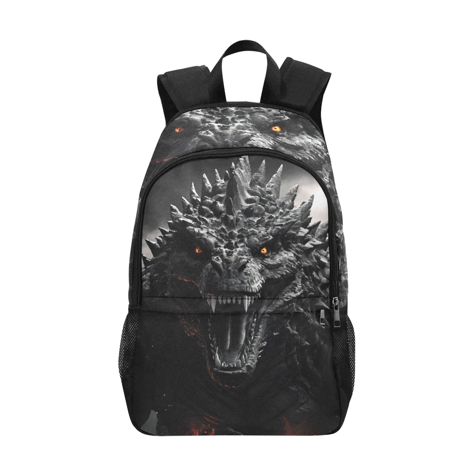 Backpack Godzilla Backpack With Mesh Pockets Handbag Bag Gojira Kaiju ...