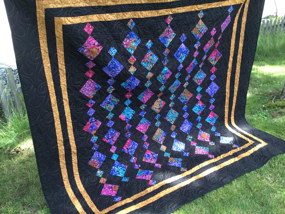 A Modern Quilt Pattern With Vivid Vibrant Colours. Kaffe Fassett ...