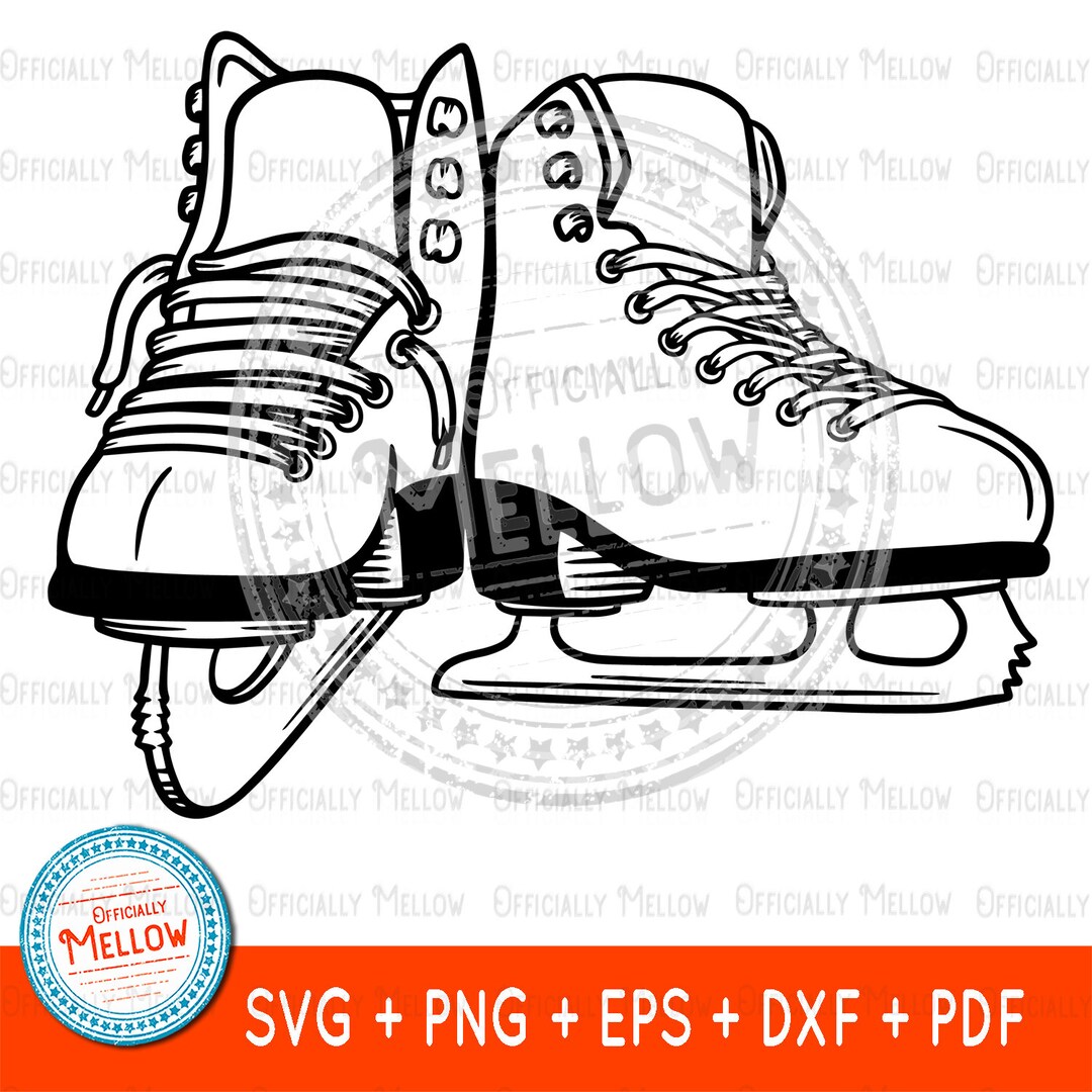 Ice Skating SVG, Ice Skates Clipart, Ice Skating Gifts, Skating Svg ...