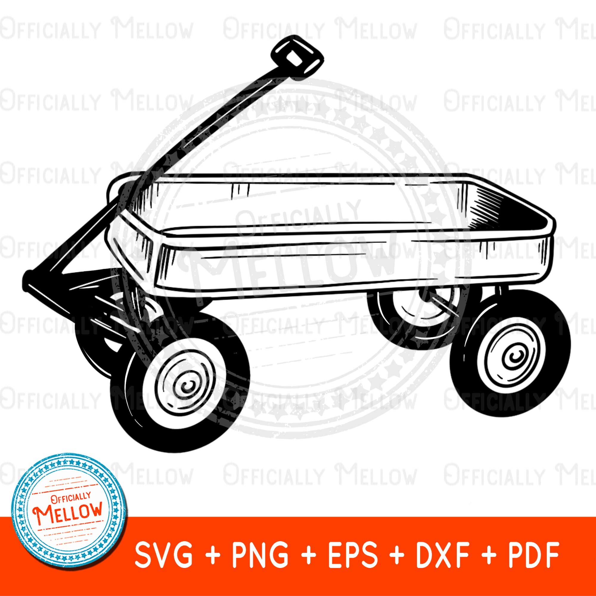 Wagon SVG, Toy SVG, Toy Wagon Clipart, Pull Along Wagon Svg, Kids Room ...