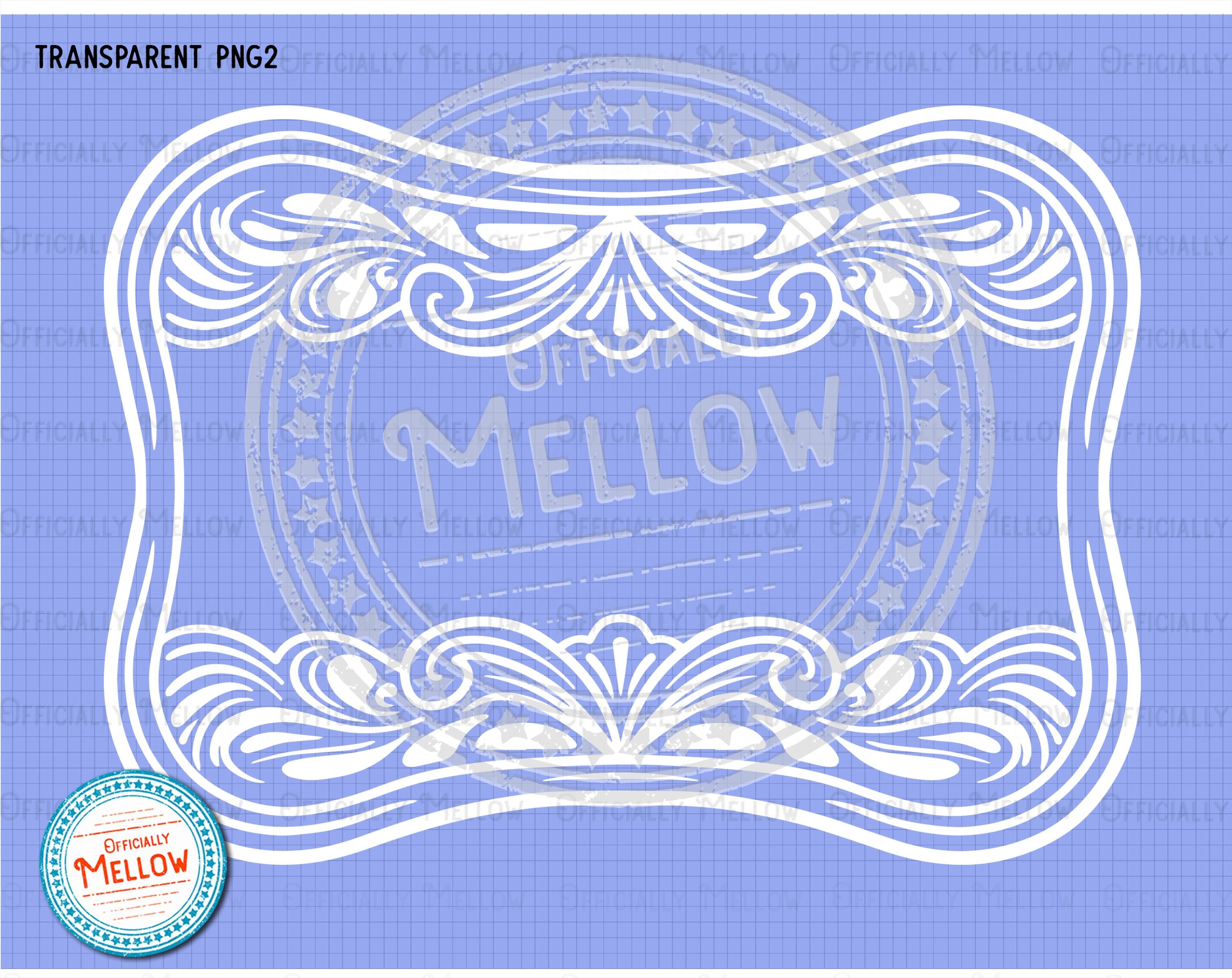Tooled Leather Buckle SVG: Western Design Cut File (digital Download ...