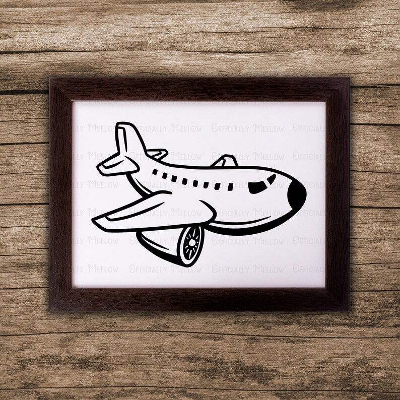 Airplane SVG Jet SVG Plane SVG Aviation Svg Kids Room - Etsy
