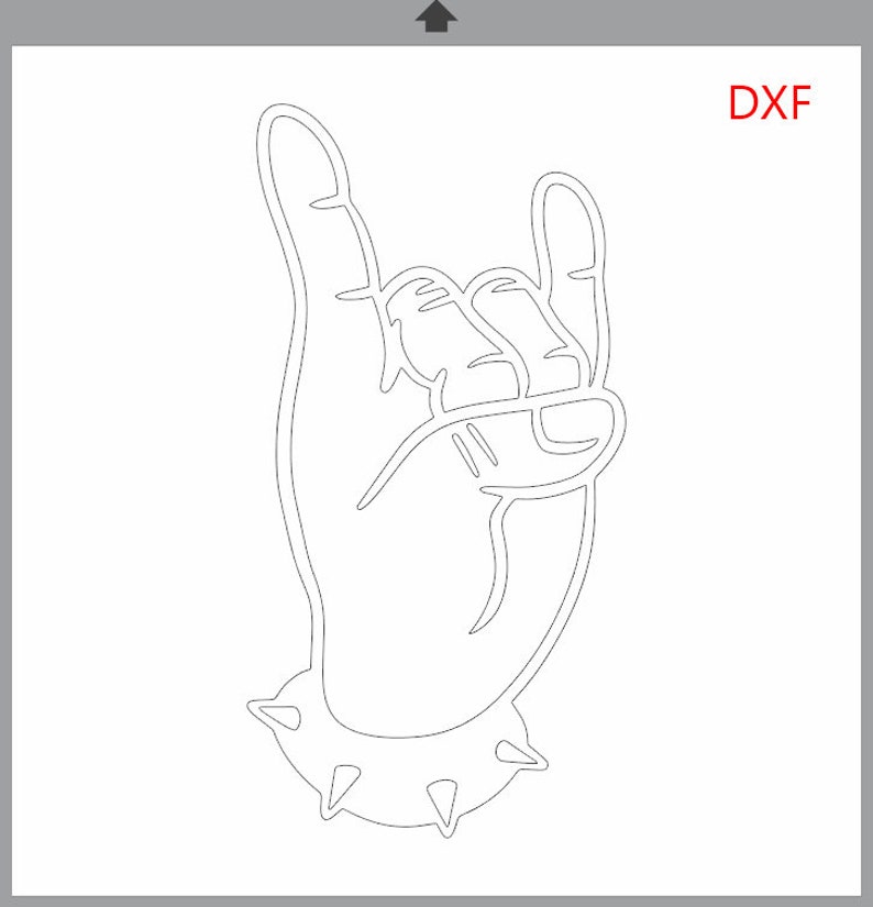 Rock Hand SVG Rock and Roll Svg Rock Horns Rock Music Svg - Etsy