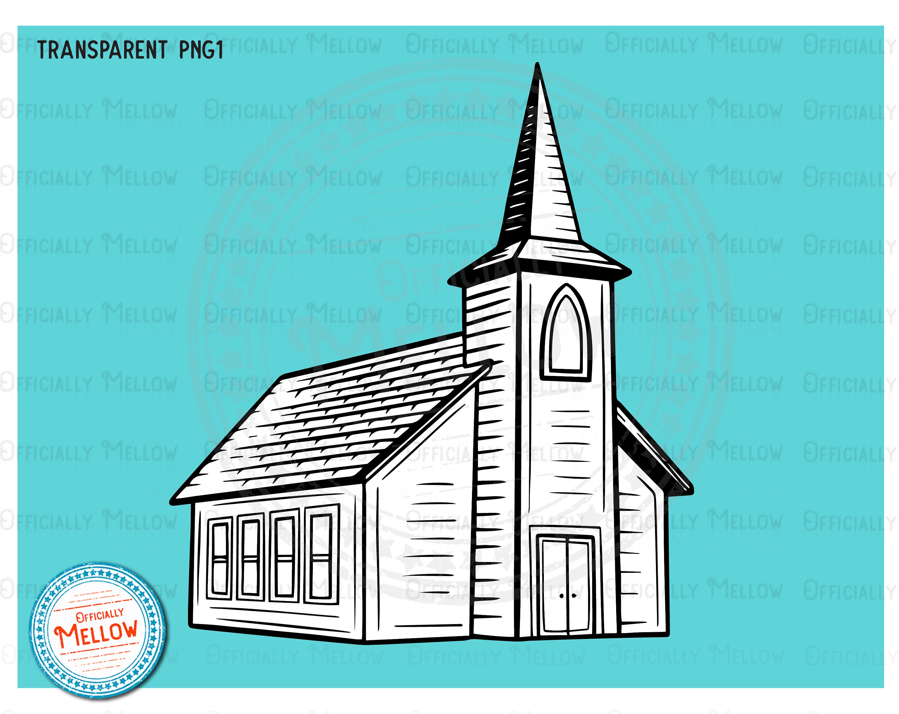 Country Church Clip Art