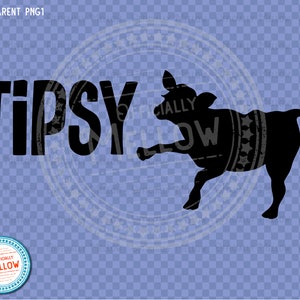 Tipsy Cow SVG: Funny Western Party Design (digital Download) - Etsy