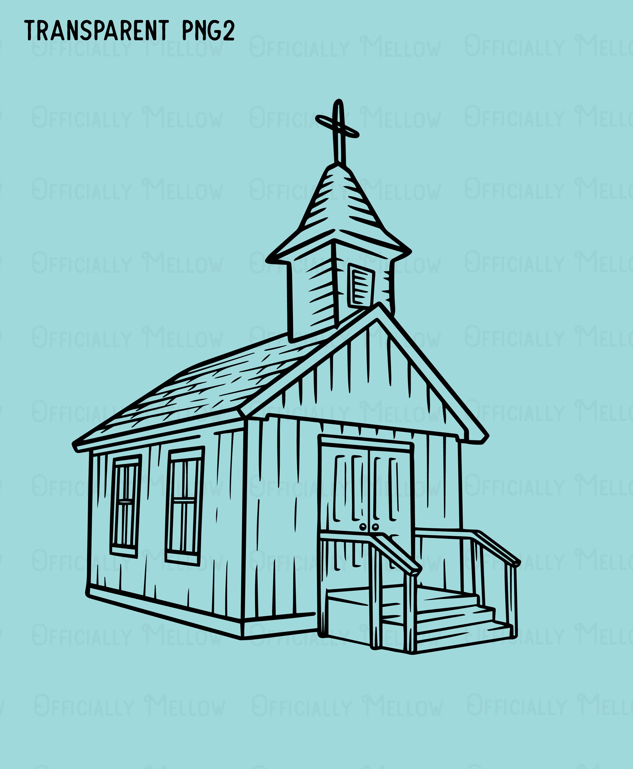 Country Church SVG Church Clipart Church PNG Cricut Church - Etsy