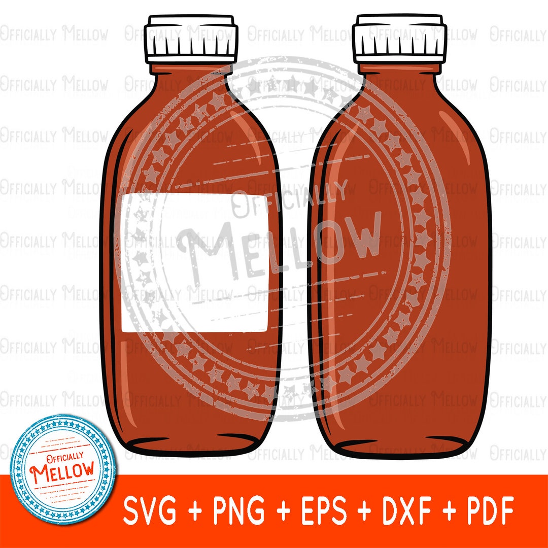 Bottle SVG, Medical SVG, Medicine SVG, Cough Syrup Bottle, Medical ...