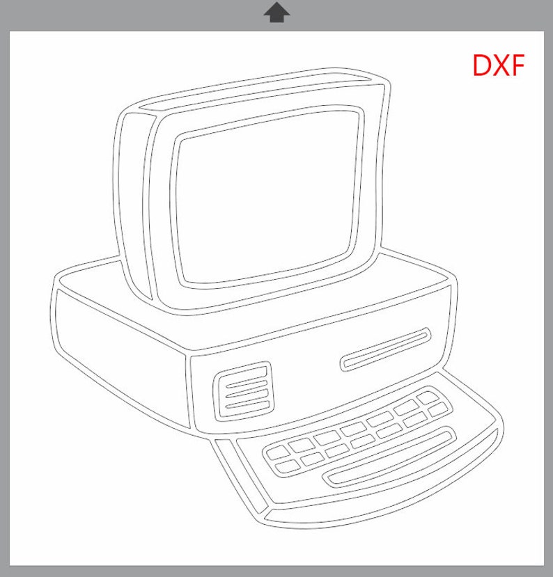 Computer SVG Computer Clipart Computer Vector Desktop - Etsy