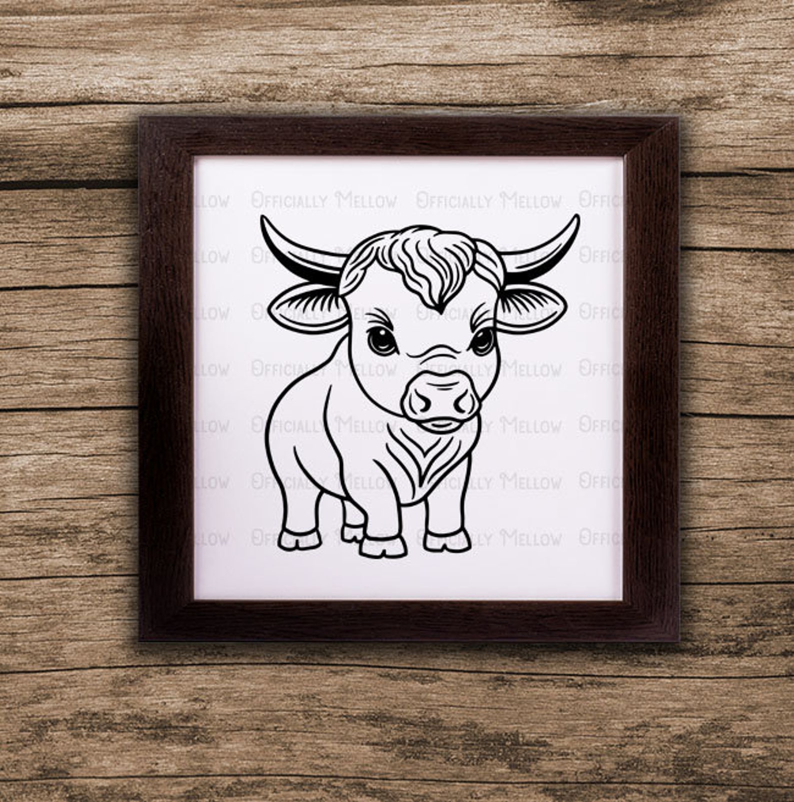Baby Bull SVG Bull SVG Cute Cow SVG Kids Rodeo Svg Baby - Etsy