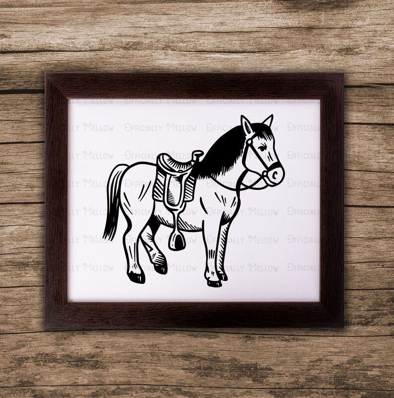 Pony SVG Horse svg archivos Pony regalos Pony Clipart - Etsy México