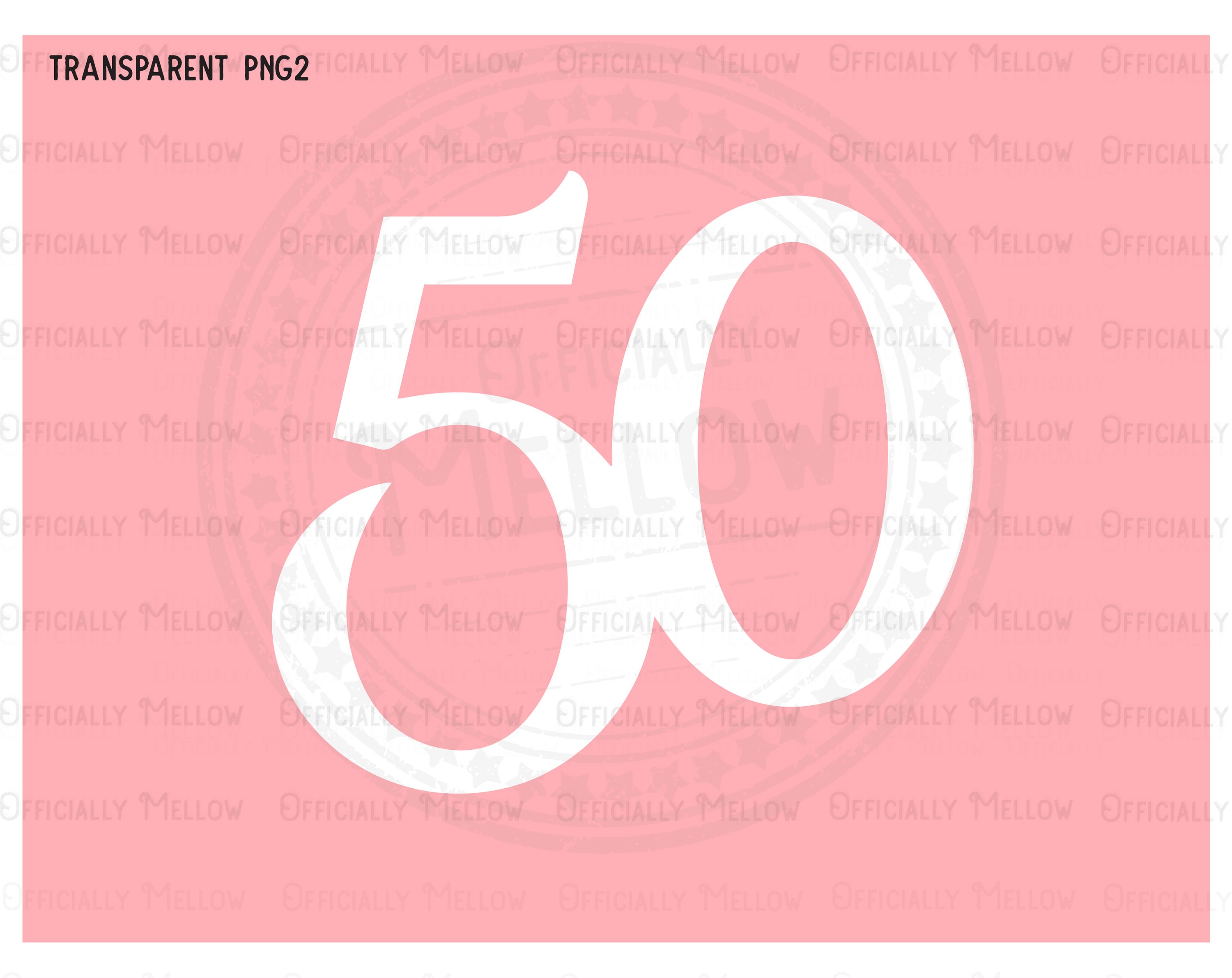 50th Birthday SVG PNG: DIY Party Decorations (digital Download) - Etsy