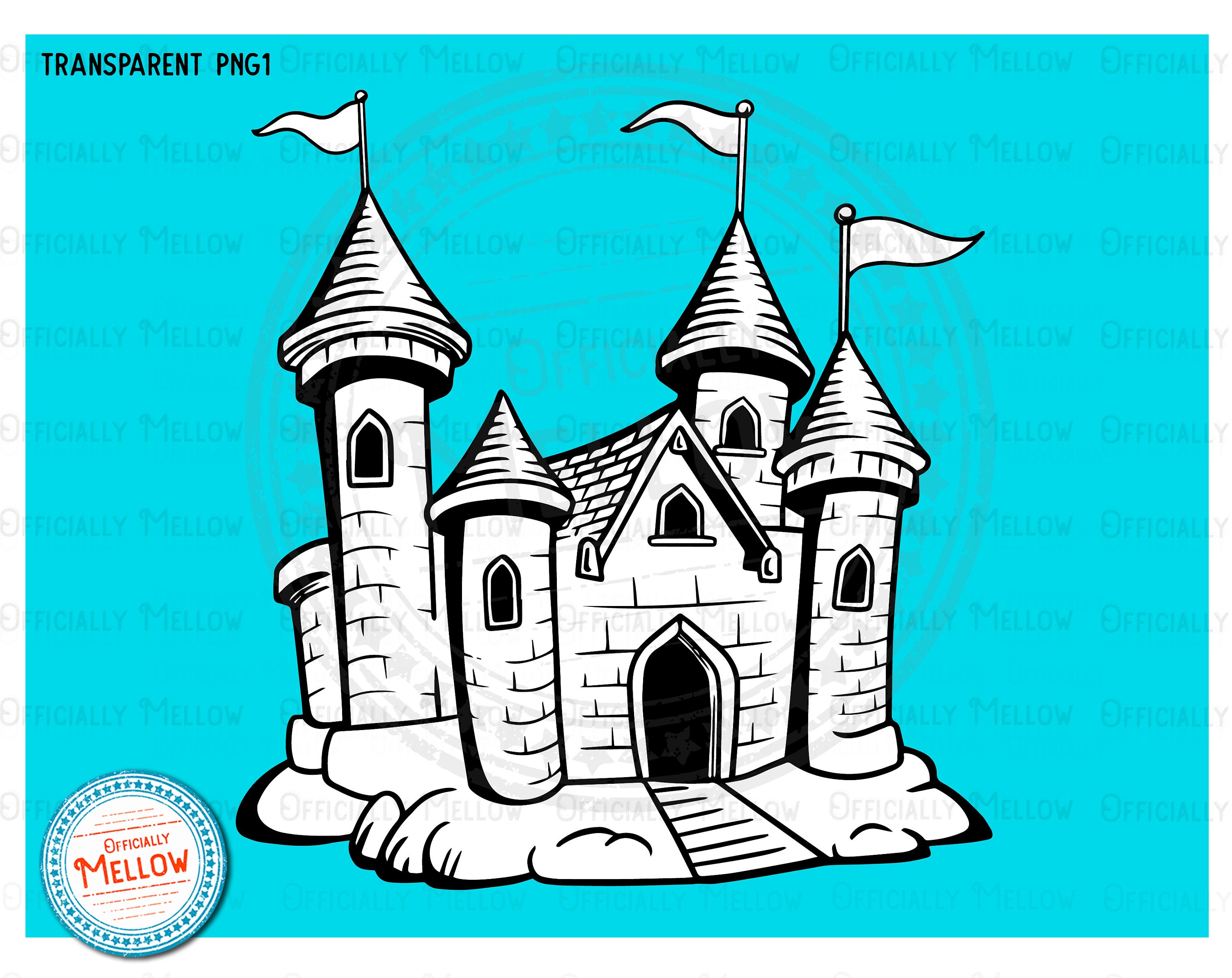 Princess Castle SVG Castle Clipart Fantasy Svg Fairy Tale - Etsy