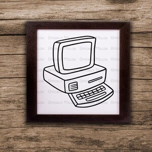 Computer SVG, Computer Clipart, Computer Vector, Desktop Computer SVG ...