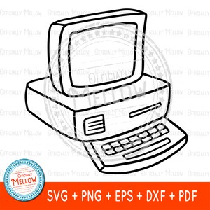 Computer SVG, Computer Clipart, Computer Vector, Desktop Computer SVG ...