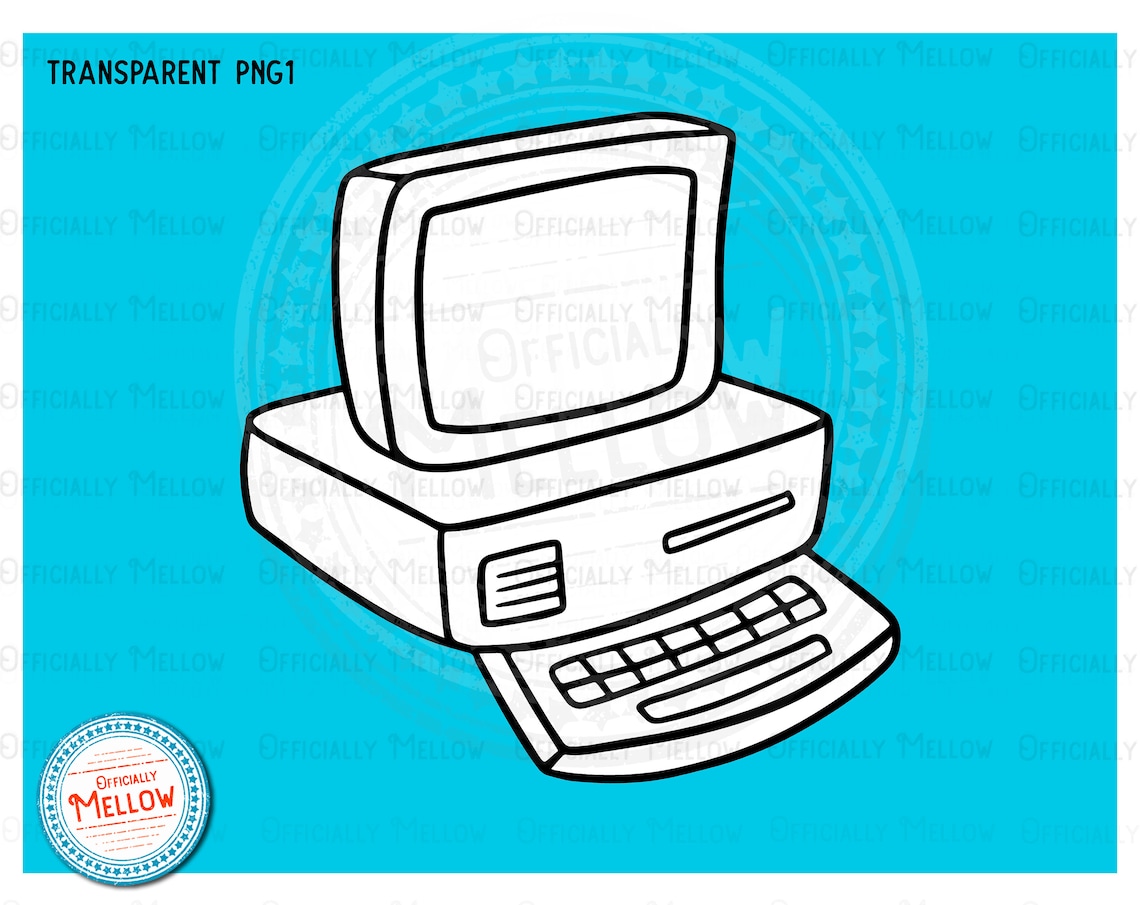 Computer SVG Computer Clipart Computer Vector Desktop - Etsy