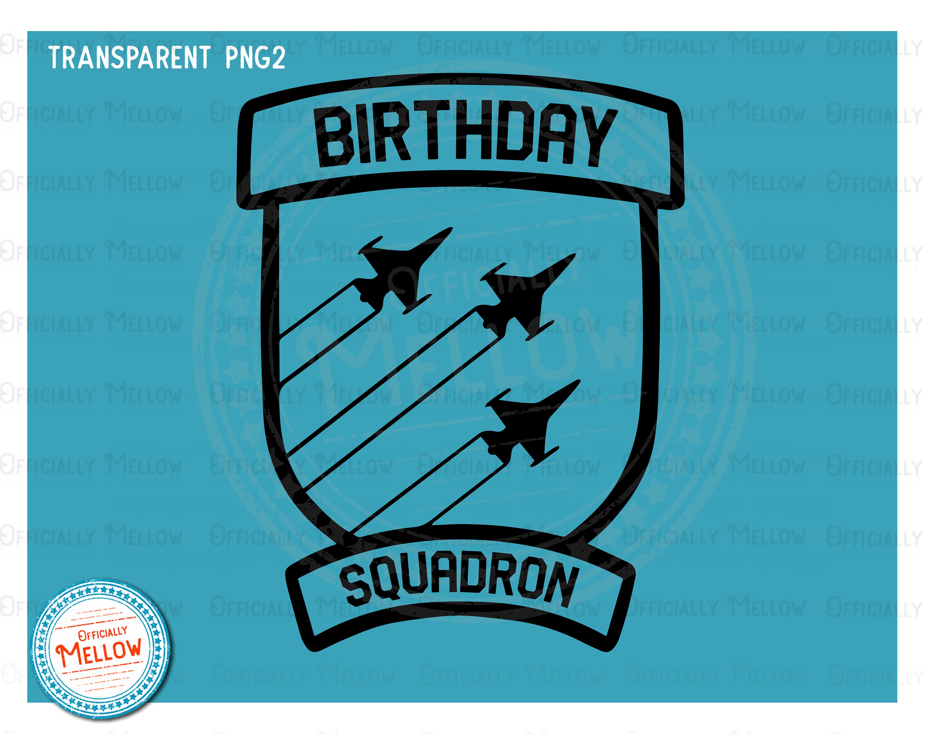 Birthday Squad Svg Airplane Birthday Svg Fighter Jet Etsy