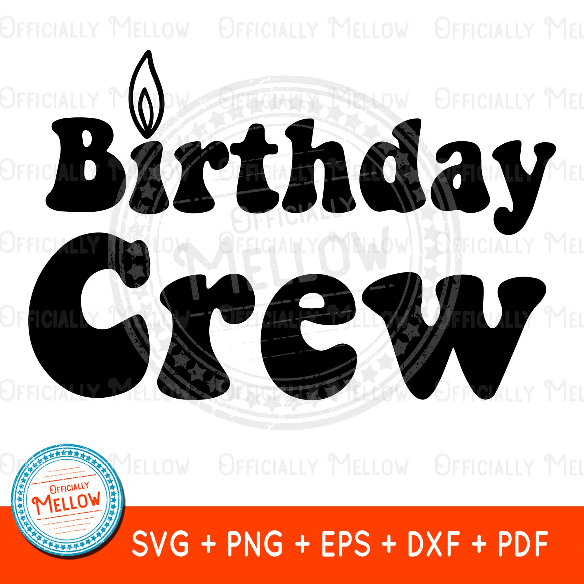 Birthday Crew SVG Birthday Shirt SVG Birthday Crew PNG - Etsy