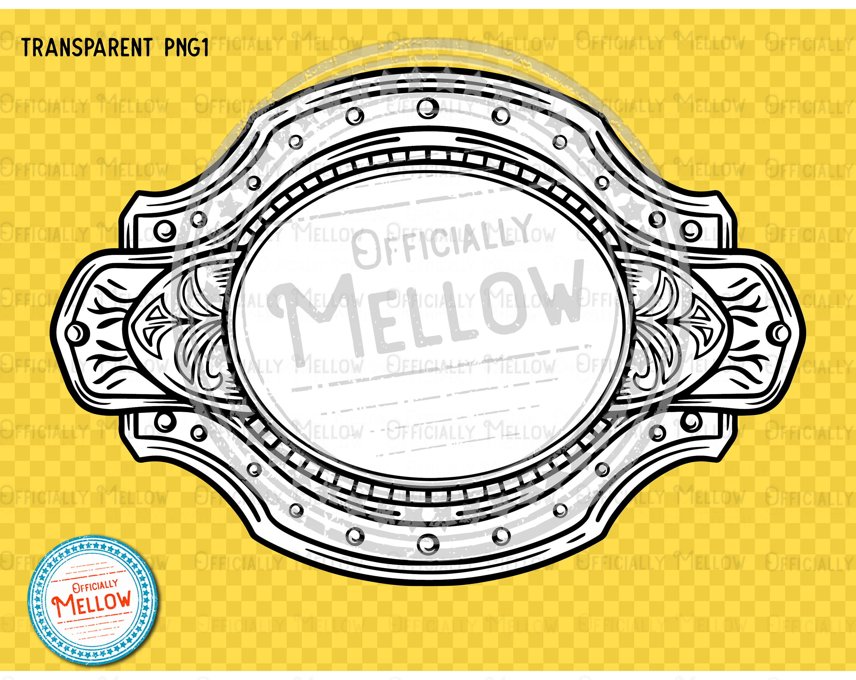 Blank Belt Buckle SVG: Cowgirl Western Design (digital Download) - Etsy