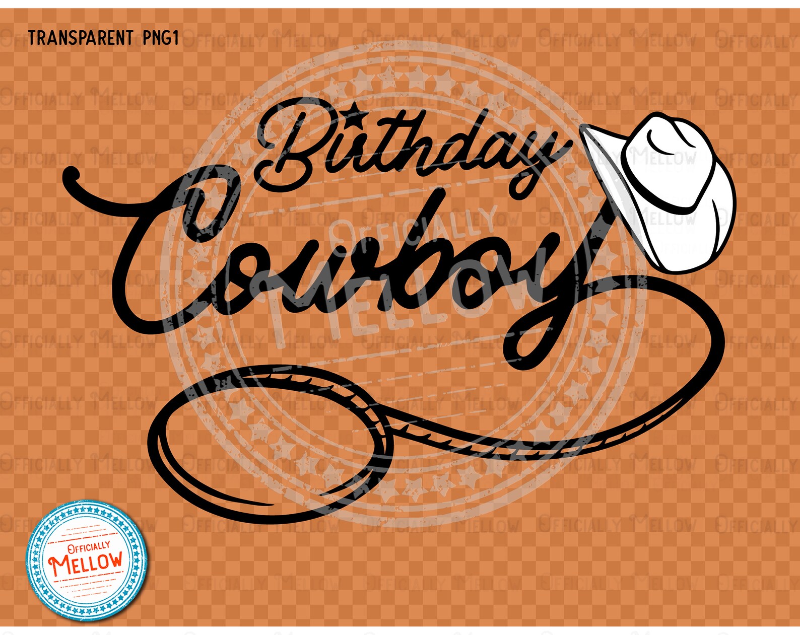 Birthday Cowboy SVG: Rodeo Party Decorations (digital Download) - Etsy