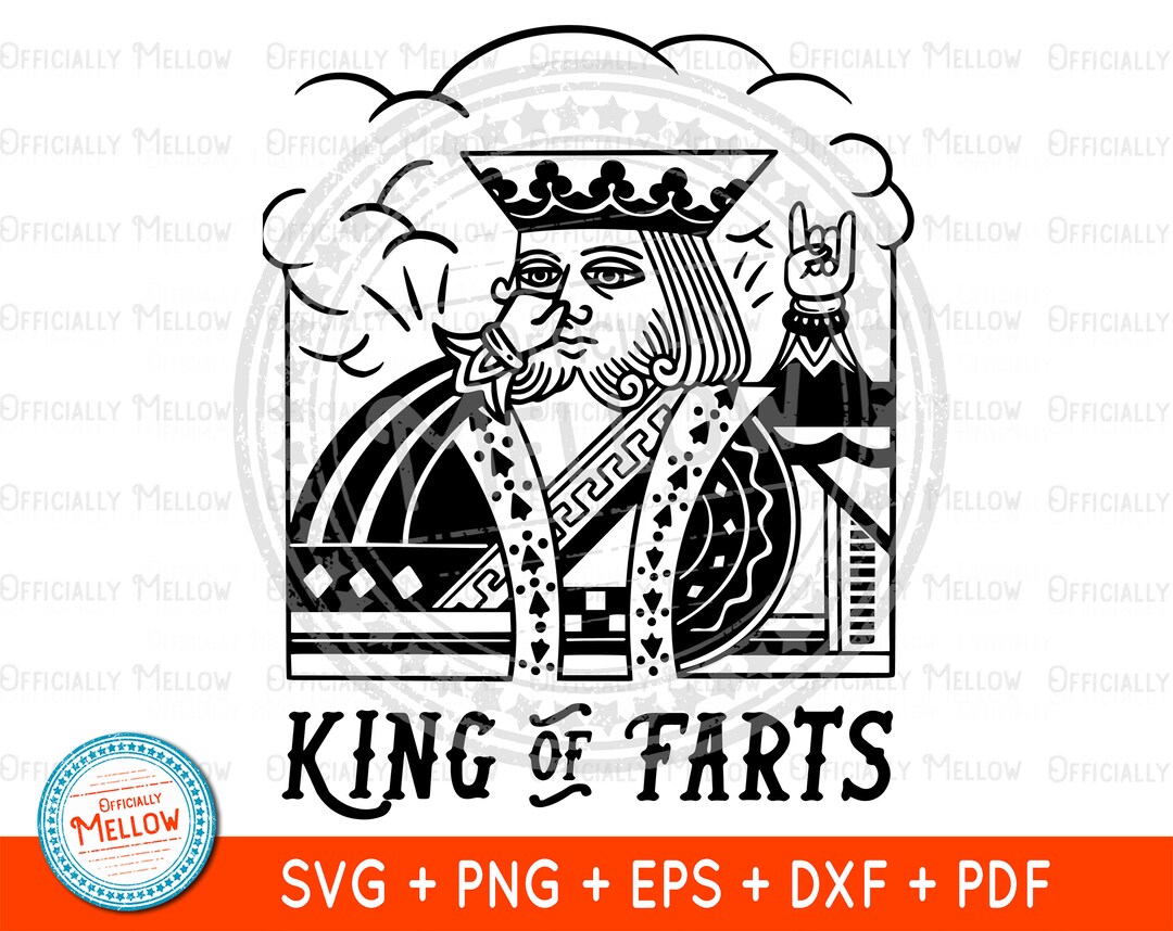 King of Farts Funny Gift for Him Fart Gifts Fart SVG Funny - Etsy Hong Kong