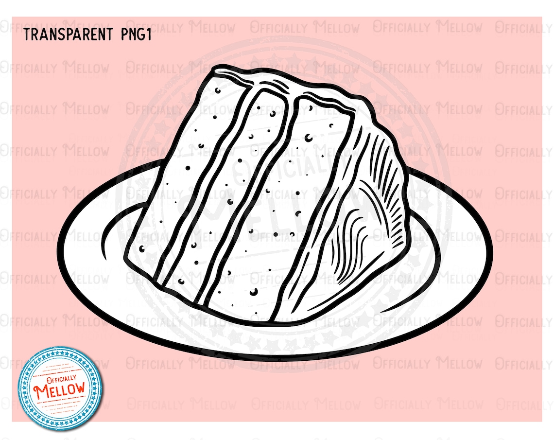 Birthday Cake SVG Cake Slice SVG Cake Clipart Cake Slice - Etsy