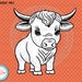 Baby Bull SVG, Bull SVG, Cute Cow SVG, Kids Rodeo Svg, Baby Bull Print ...